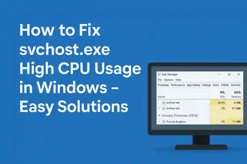 How to Fix svchost.exe High CPU Usage in Windows – Easy Solutions